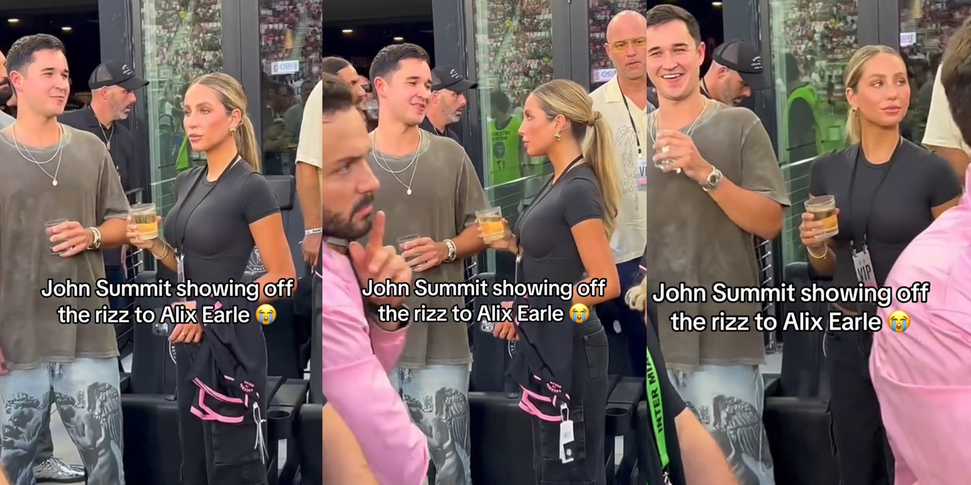 Alix Earle Rejects John Summit's Rizz at Messi Game