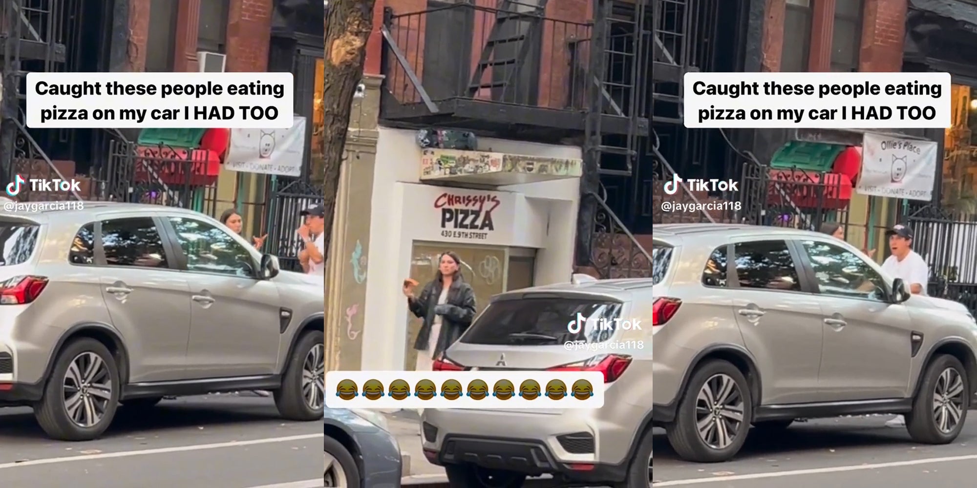 People Eating In The Car