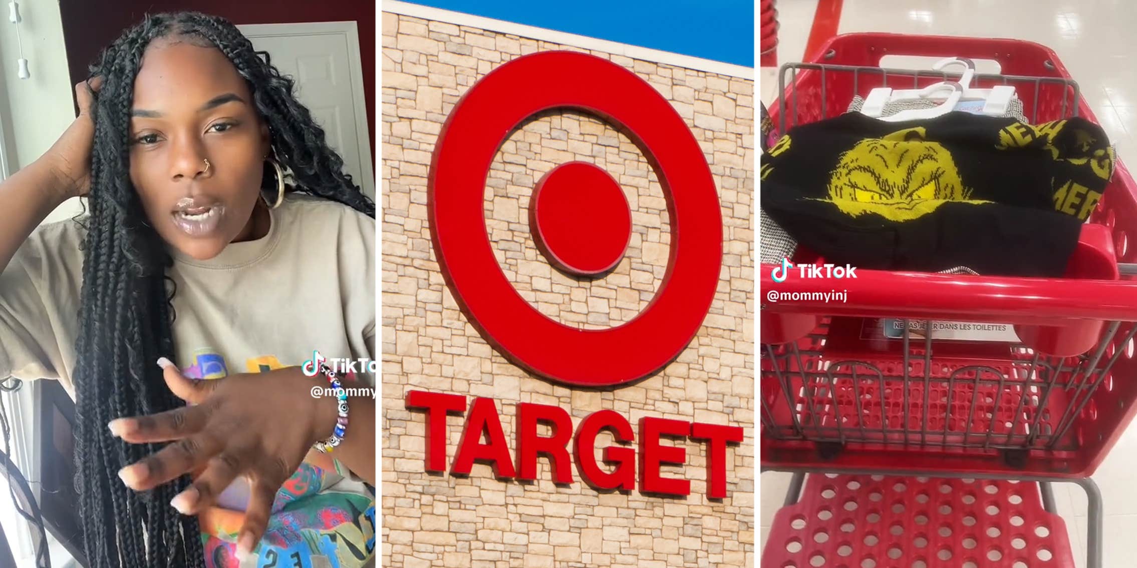 Target Customer Notices The Cart Theory While Shopping