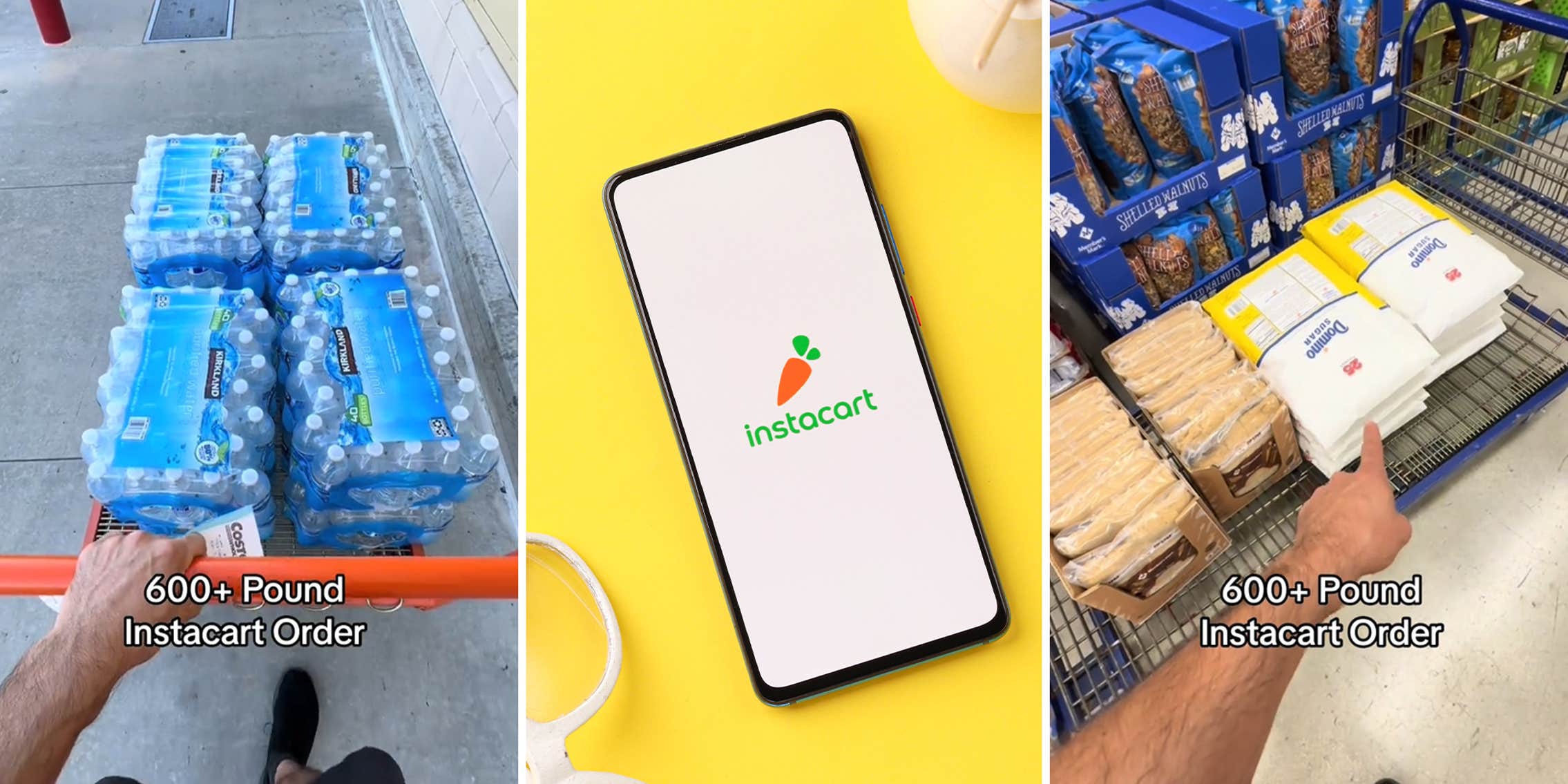 Instacart Shopper Gets 600-Pound Order. His Pay Shocks Viewers Instacart Shopper Gets 600-Pound Order. His Pay Shocks Viewers