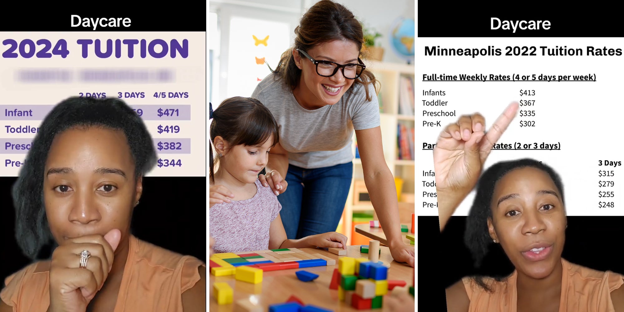 Doctor With 2 Kids Calls Out Daycare Costs After Seeing Increase