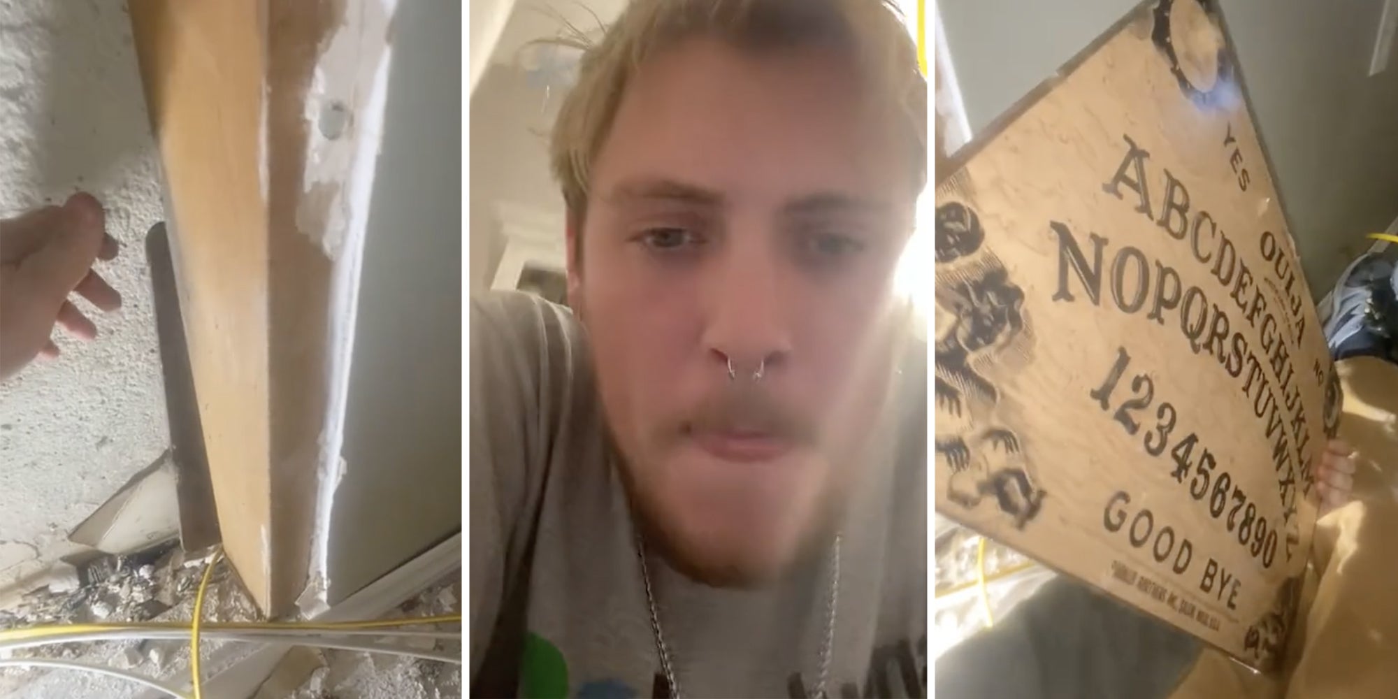 Electrician Finds Ouija Board Inside Clients Wall