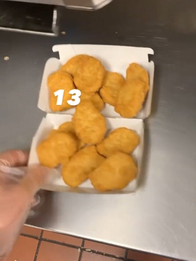 Manager Stops Worker Sneaking Extra Nuggets to Customers