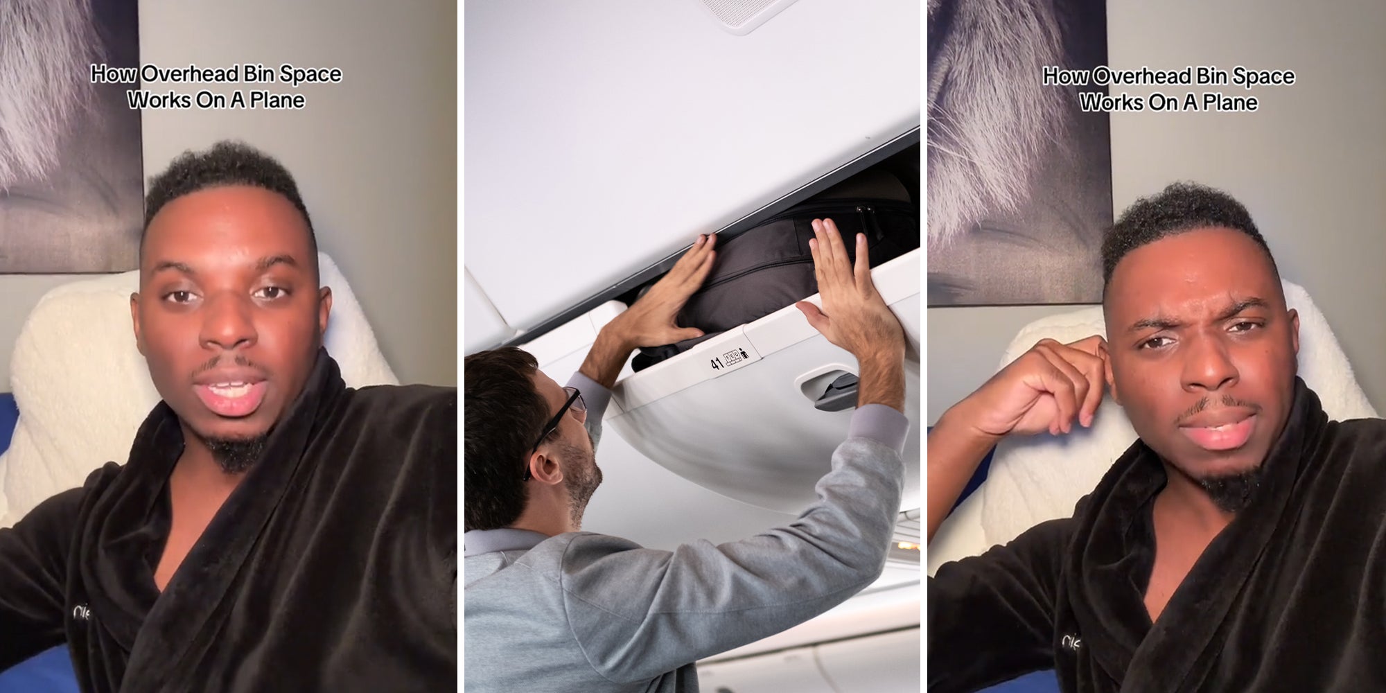 Travel Expert Shares Right Way To Use Overhead Bin Space Travel Expert Shares Right Way To Use Overhead Bin Space