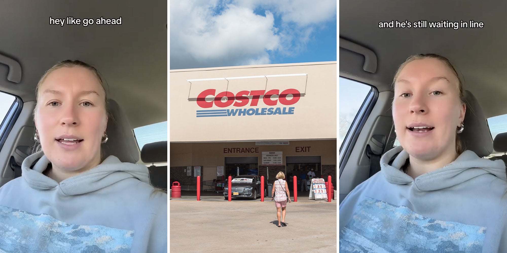 Viewers Divided After Costco Shopper Lets Man Go in Front of Her