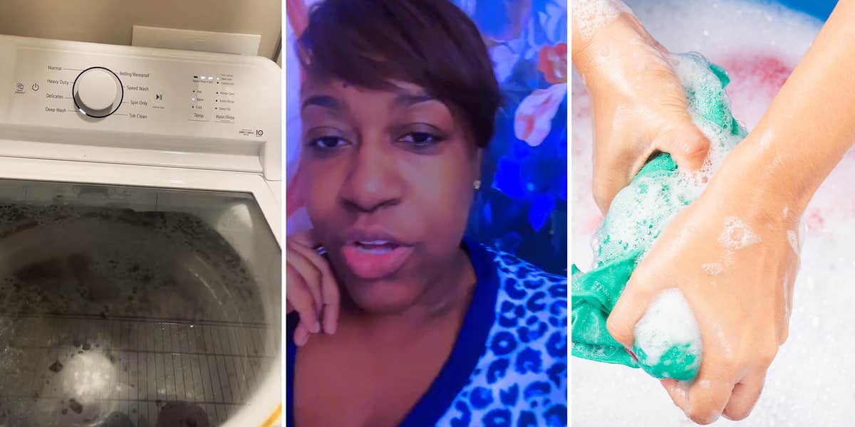 Woman Slams Lg Washing Machine For Measly Water Distribution