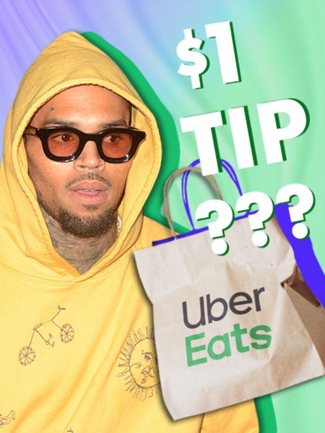 Uber Eats Driver Delivers to Chris Brown's House, Got $1 Tip