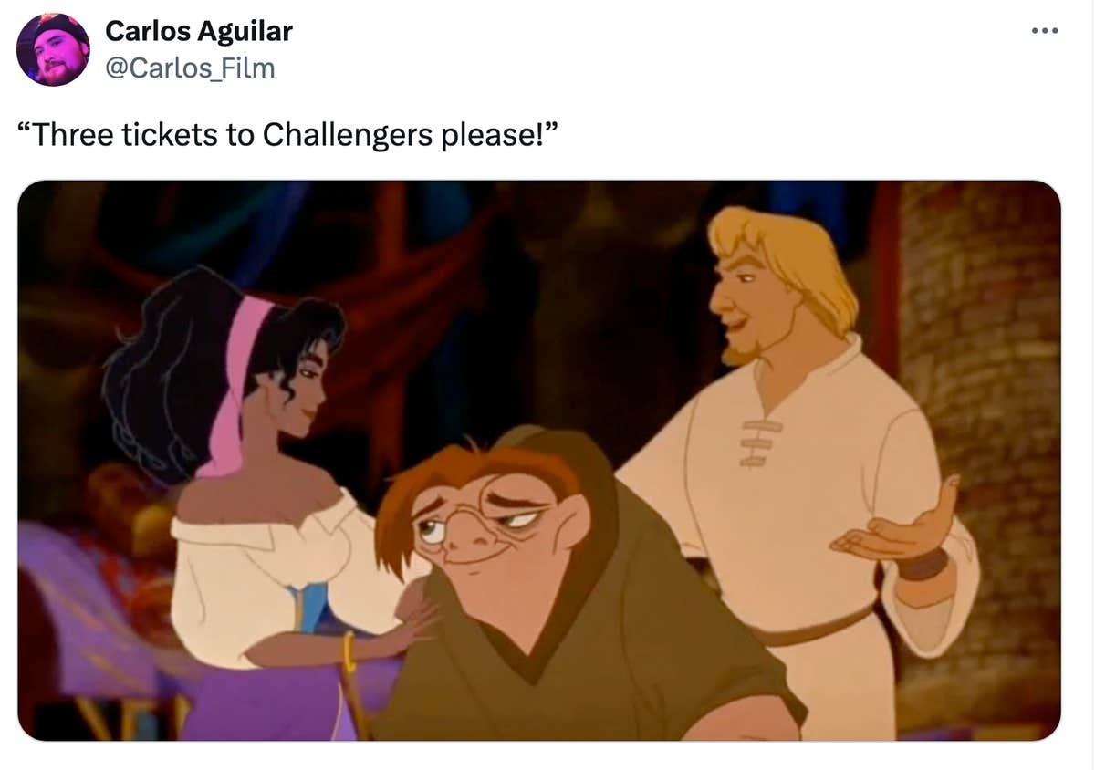 The ‘Three Tickets to Challengers Please’ Meme, Explained