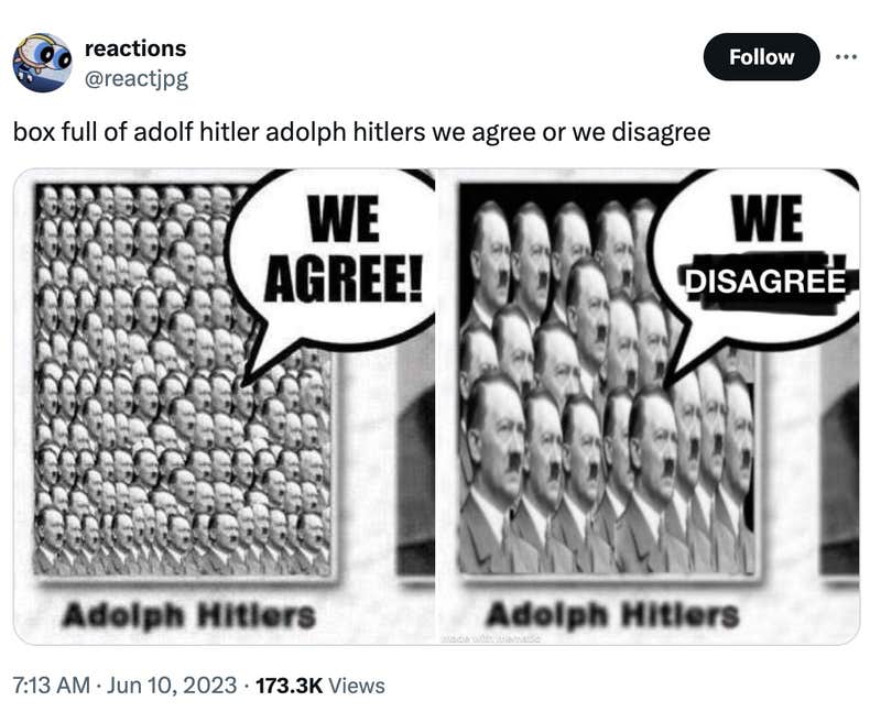 Hitler Particles Meme Calls Out Bigotry Online