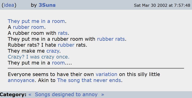 'Crazy? I Was Crazy Once' Meme History