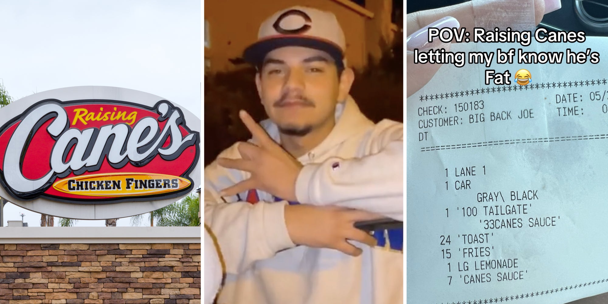 Raising Cane’s Customer Orders 24 Toasts, Worker Calls Them 'Big Back'