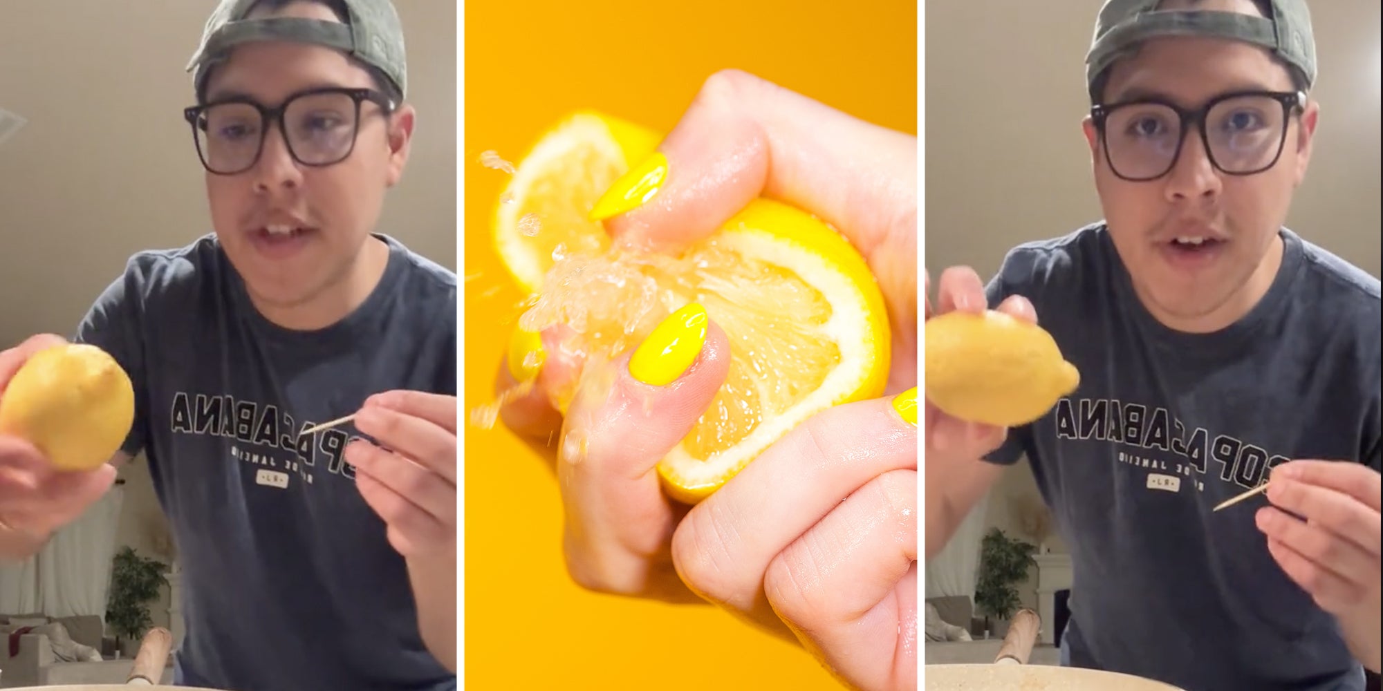 Have You Heard of the Poke-and-Squeeze Lemon Toothpick Hack?