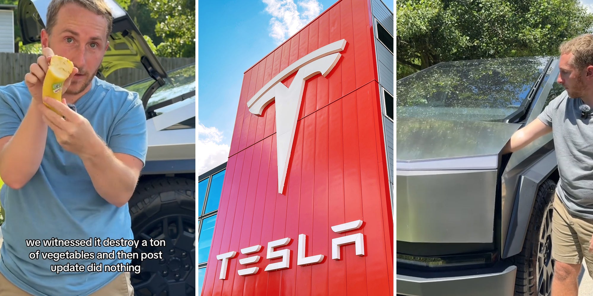 Cybertruck Owner Shuts Frunk on Finger to ‘Test’ It