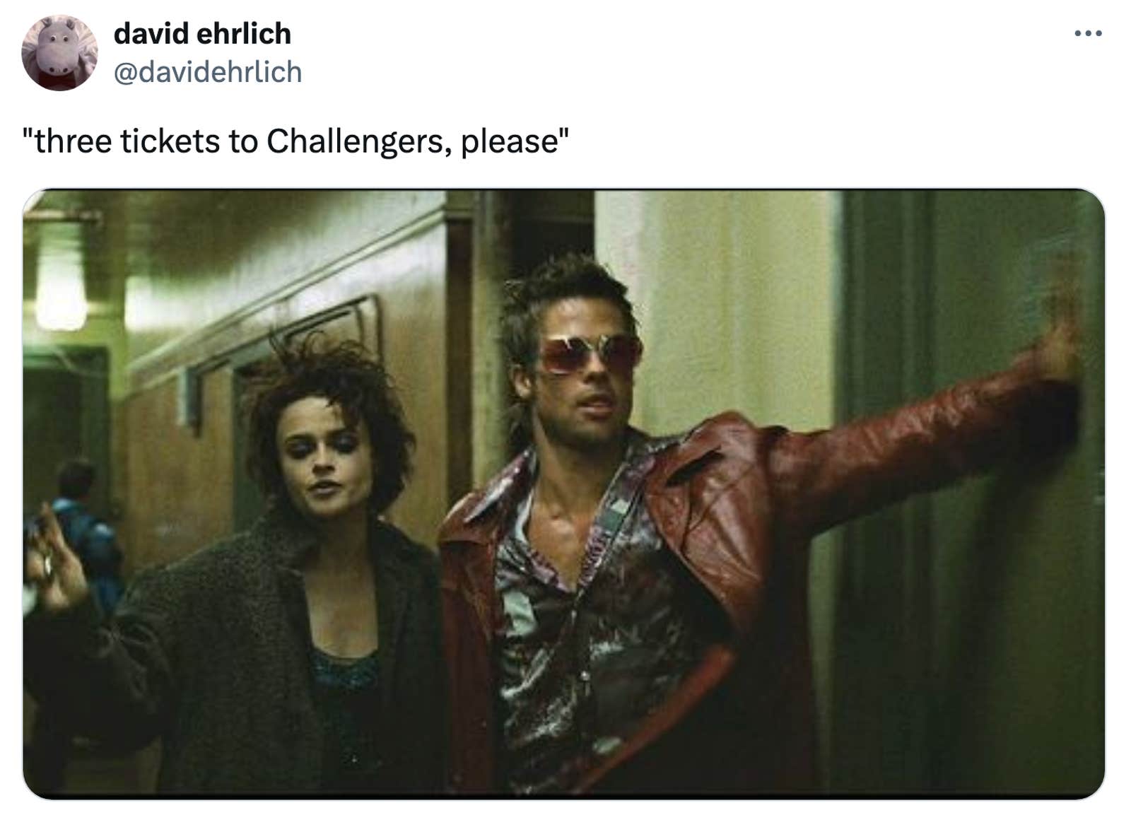 The ‘Three Tickets to Challengers Please’ Meme, Explained