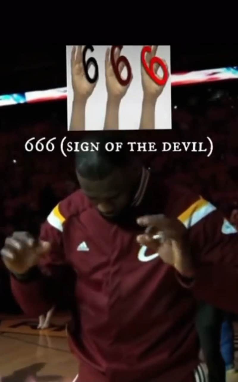 LeBron James Scream If You Love Meme AKA LeBron James Satanic Ritual
