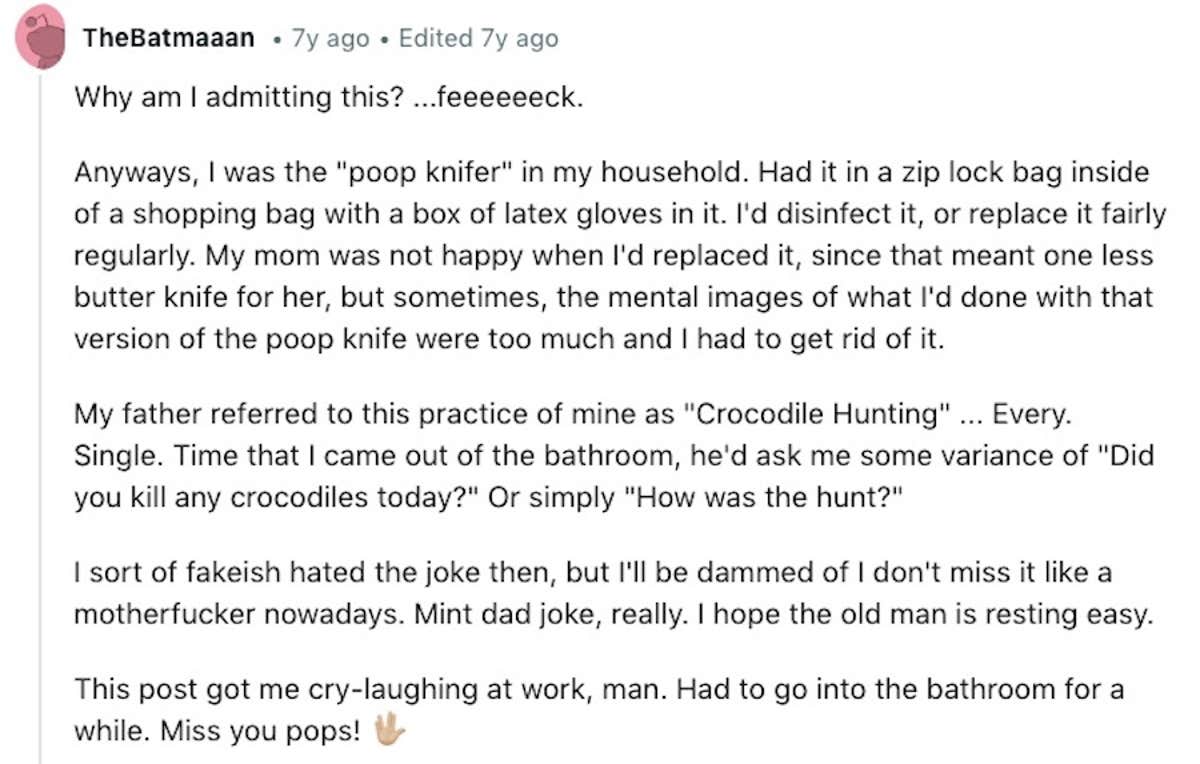 Poop Knife Story: A Reddit Classic