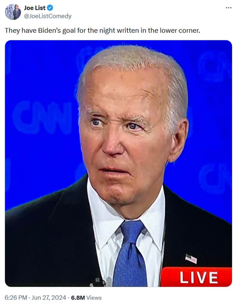 The Best 2024 Joe Biden Debate Memes
