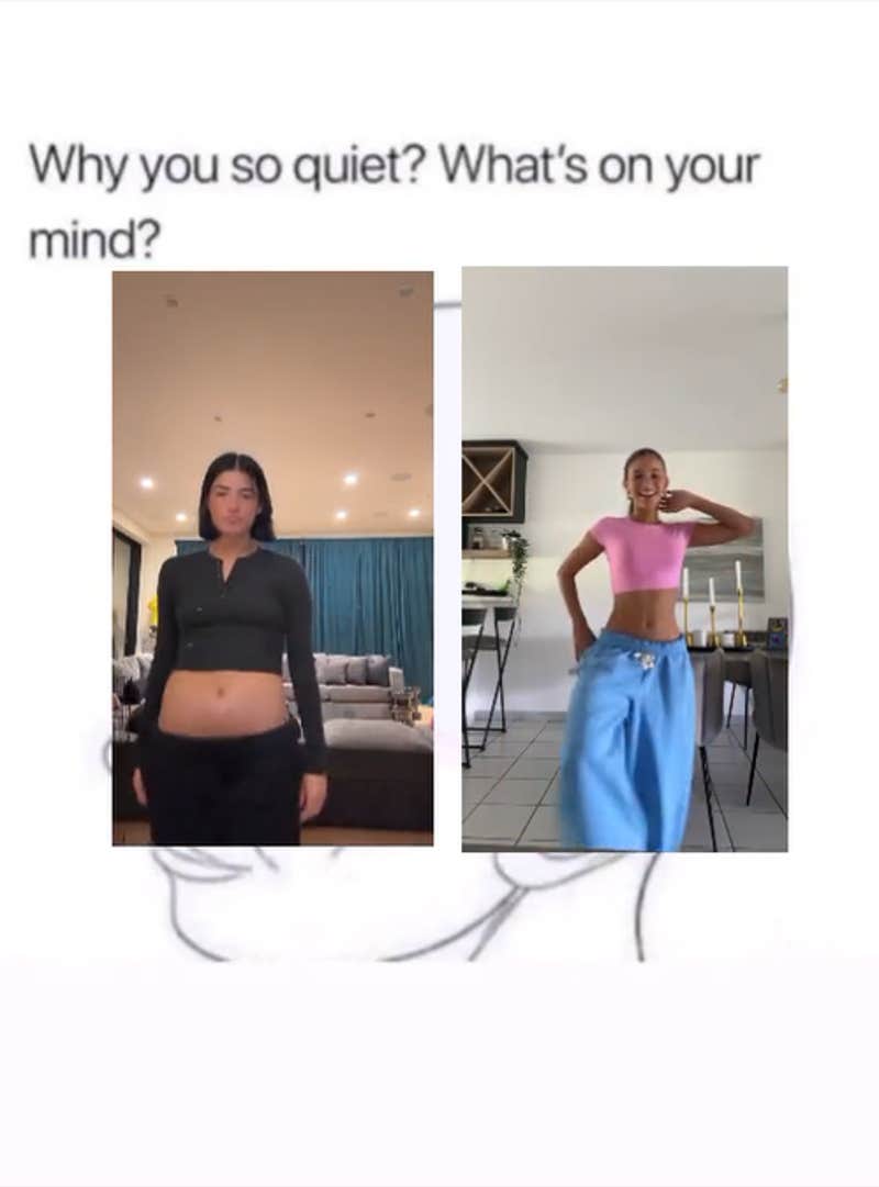 The Blue Sweatpants Girl Who Nailed The TikTok Tyla Dance