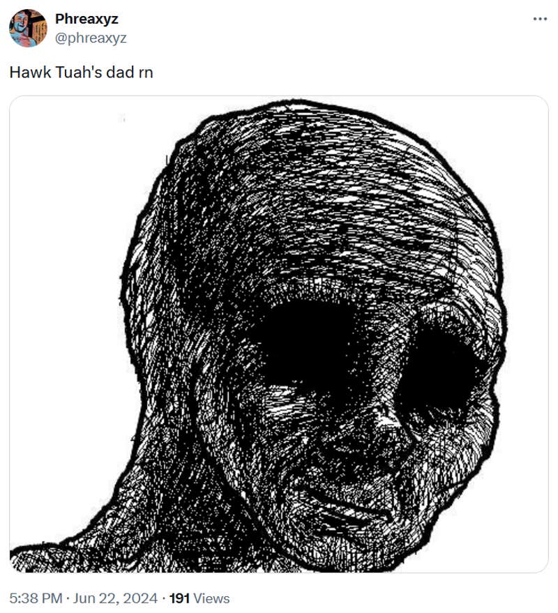 Hawk Tuah Dad Meme: How's That Guy Doing?