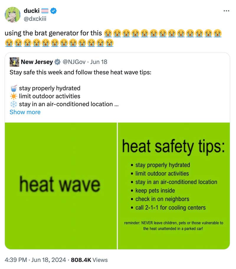 Too Hot Outside Heat Wave Memes