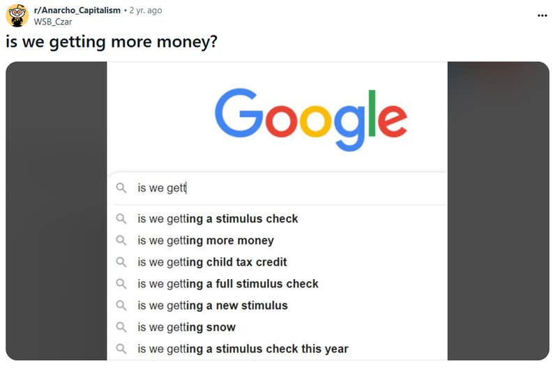 Is We Getting A Stimulus Check Meme: A Breakdown