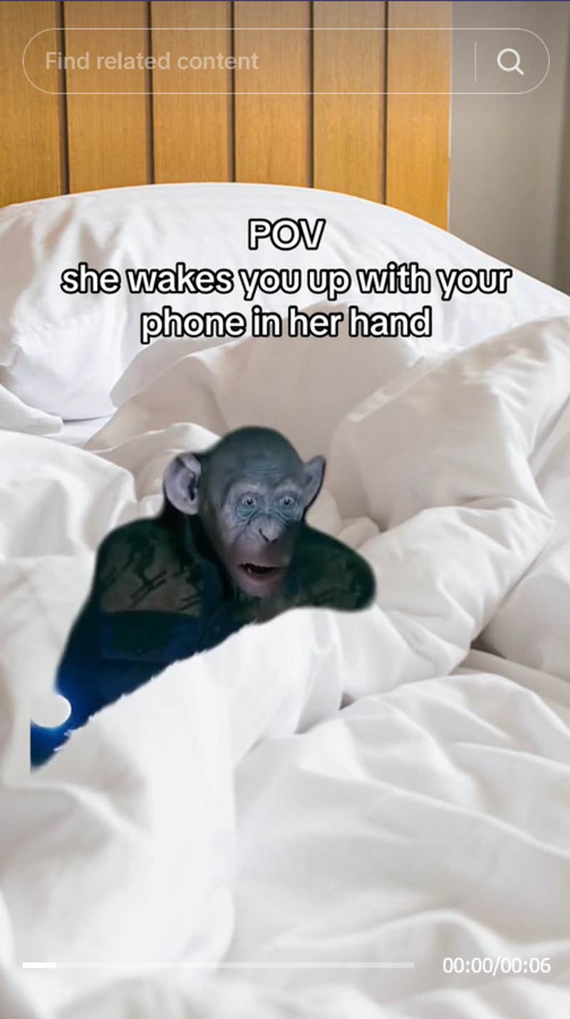 'Oh No' Monkey Meme From 'Planet Of The Apes'