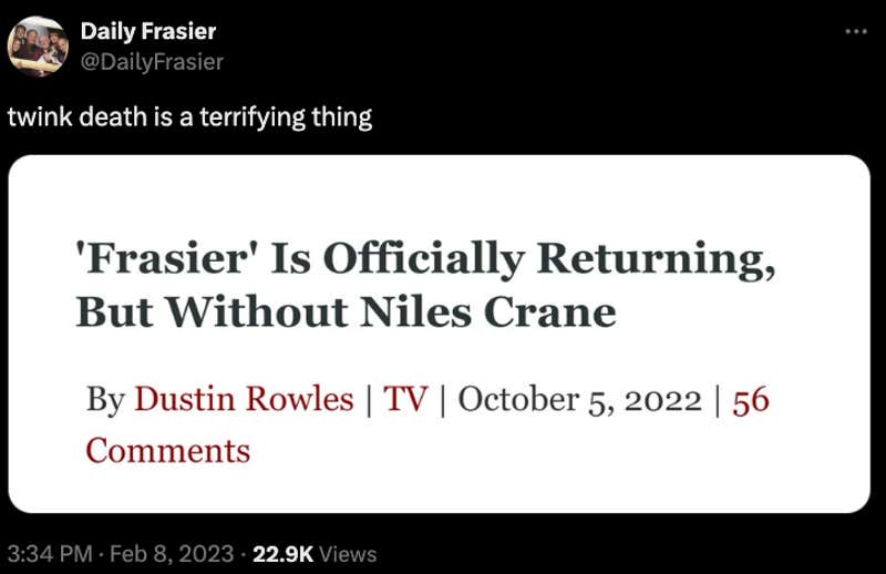 Twink Death Is A Terrifying Thing