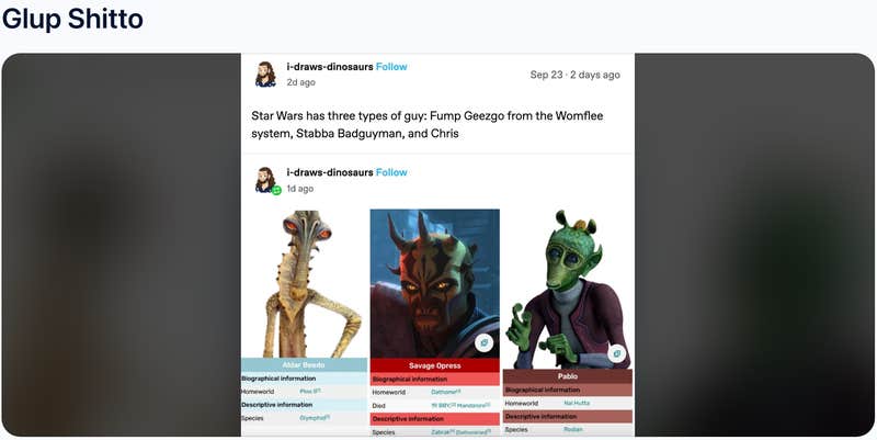Glup Shitto And Star Wars What Does The Term Mean