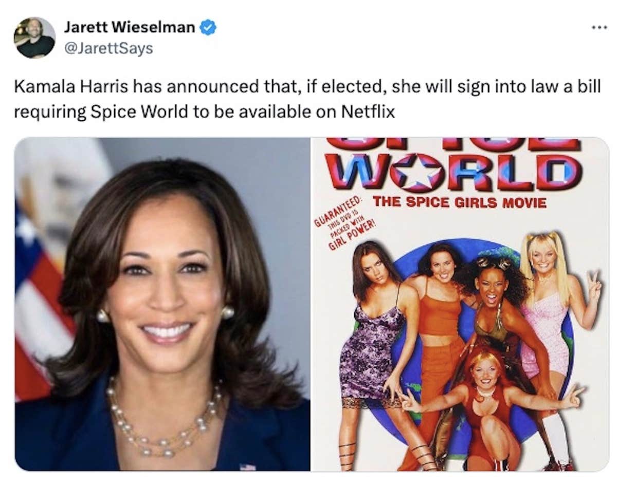 Kamala Harris Has Announced That, If Elected: A Meme