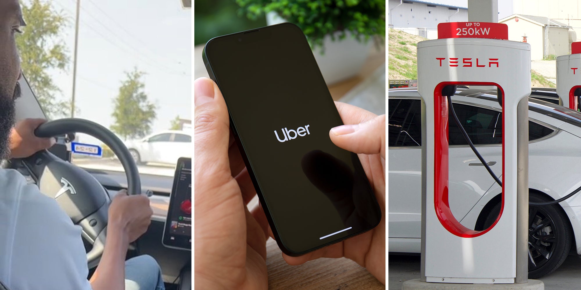 Is It OK For Your Uber Driver to Pull Over to Charge Their Tesla?