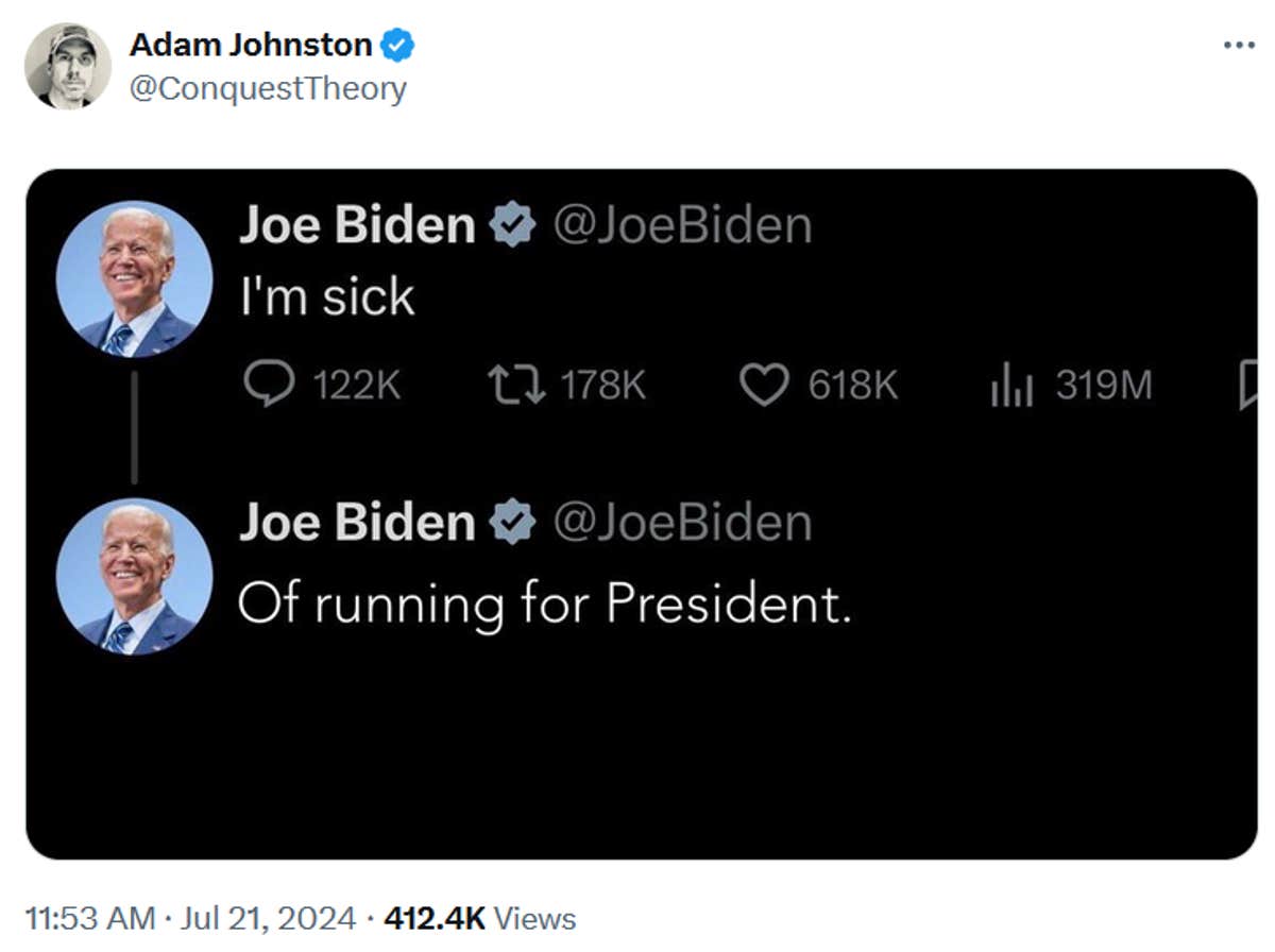 Biden-Harris Dropout Memes Mark The Legacy Of 2020s Politics