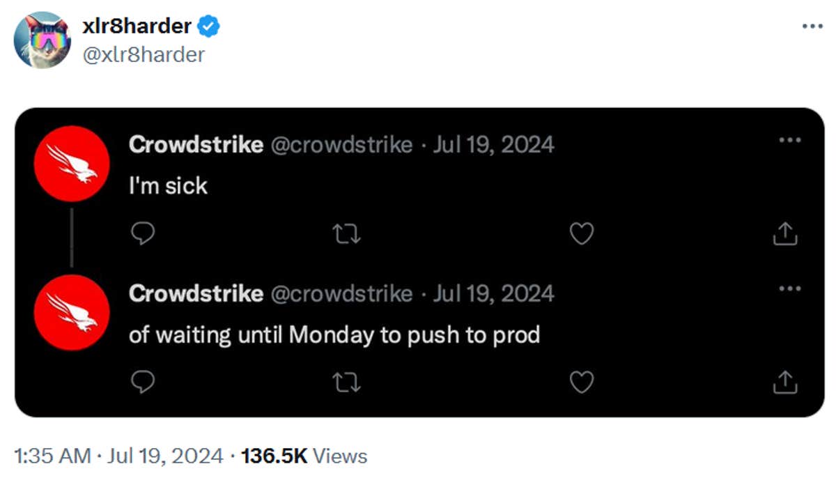 CrowdStrike Memes Proliferate After Microsoft Outage