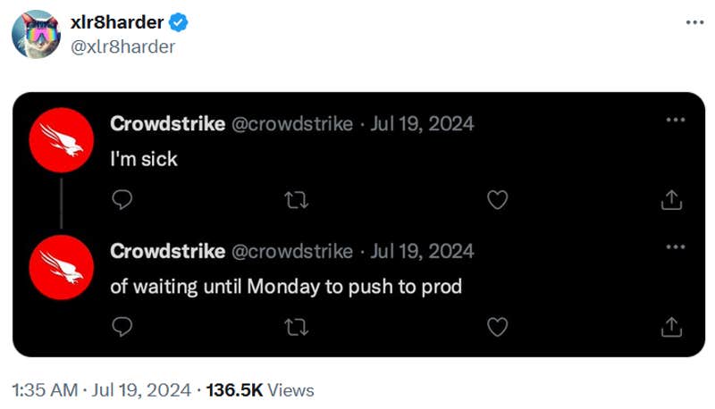 CrowdStrike Memes Proliferate After Microsoft Outage