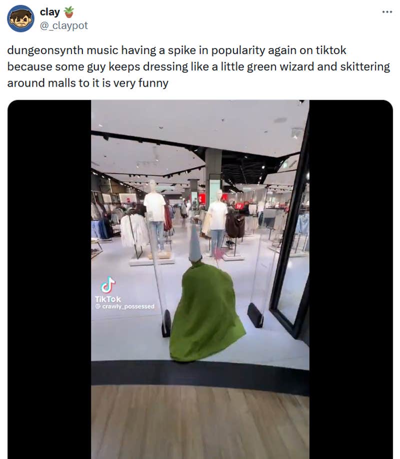 The Tiny Green Mall Wizard AKA Crawly