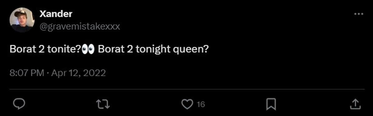 'Borat 2' Tonight, Queen?? Meme