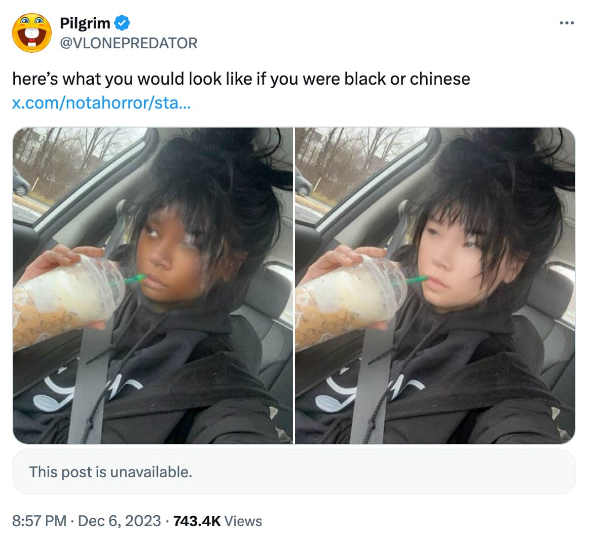 'Here's What You Would Look Like If You Were Black Or Chinese' Meme Origins