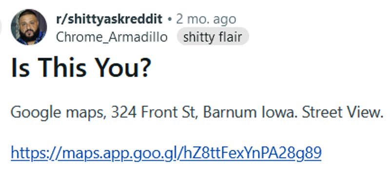 What's At 324 Front St Barnum Iowa? A Google Maps Flasher Goes Viral