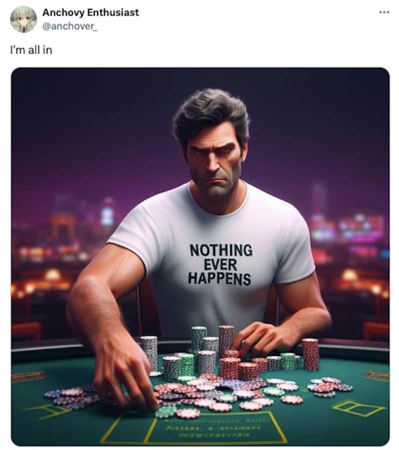 All In On The Nothing Ever Happens Meme