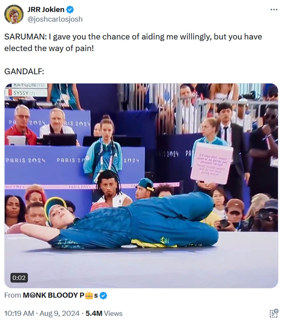 Australian Breakdancer 'Raygun' Is A Top-Tier Olympics Meme