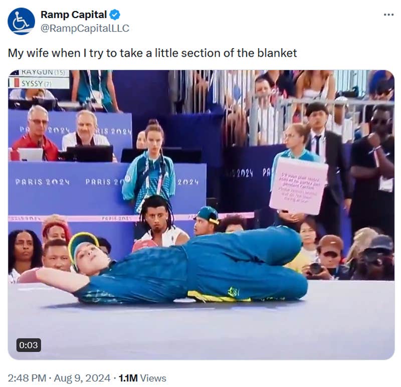 Australian Breakdancer 'Raygun' Is A Top-Tier Olympics Meme