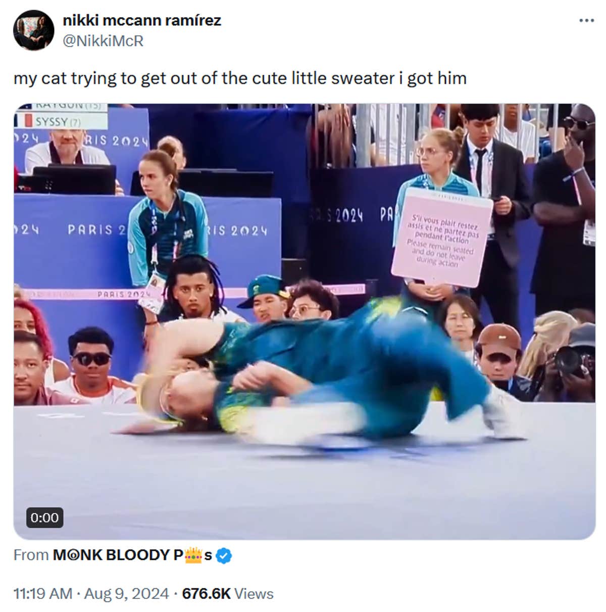 Australian Breakdancer 'Raygun' Is A Top-Tier Olympics Meme