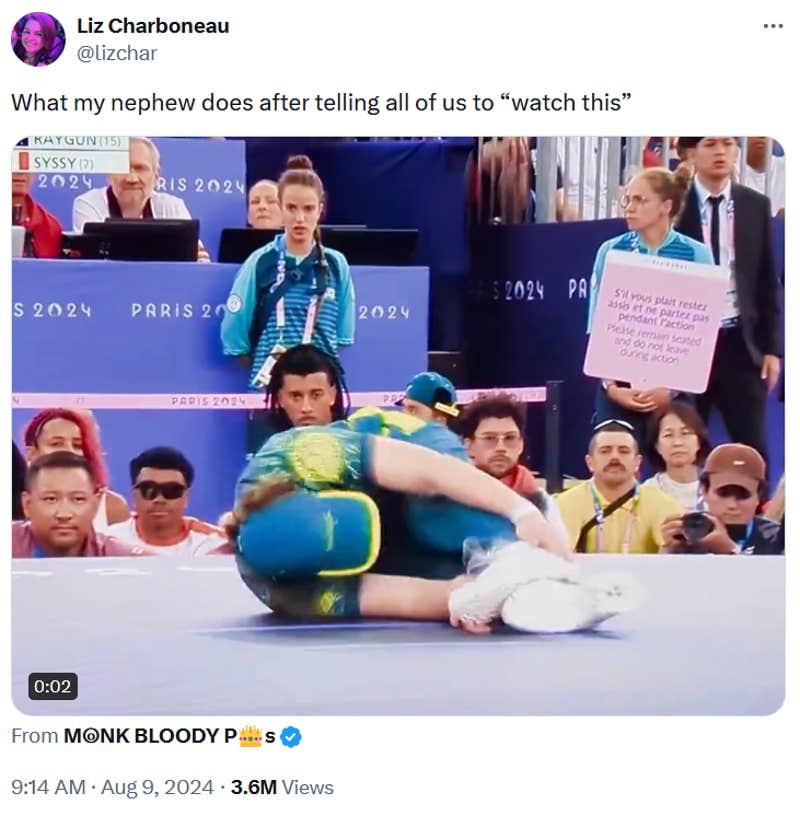 Australian Breakdancer 'Raygun' Is A Top-Tier Olympics Meme