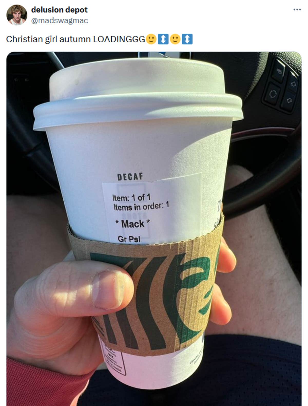 Christian Girl Autumn Meme