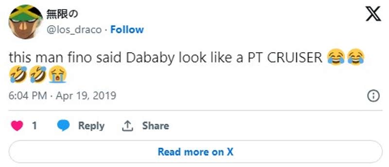 DaBaby Car, AKA DaBaby Convertible: A Meme