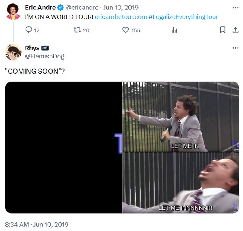 The Eric Andre Let Me In Meme And Its 2016 DNC Origins