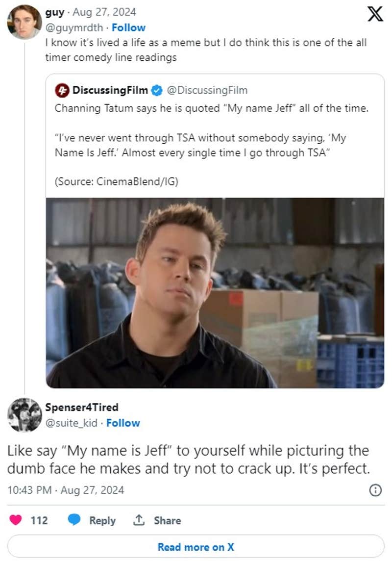 Origins And Examples Of The 'My Name Is Jeff' Meme