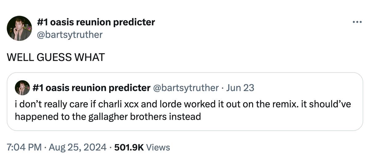 The 30 funniest memes about Liam Gallagher, Oasis, and their newly ...