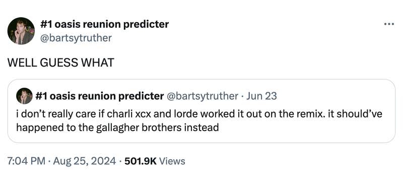 The 30 funniest memes about Liam Gallagher, Oasis, and their newly ...