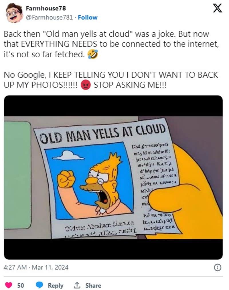 Old Man Yells At Cloud Meme: Origins, Spread, And Examples