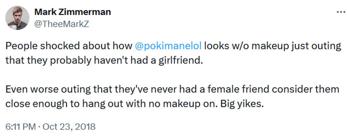 What Is The Pokimane No Makeup Controversy?